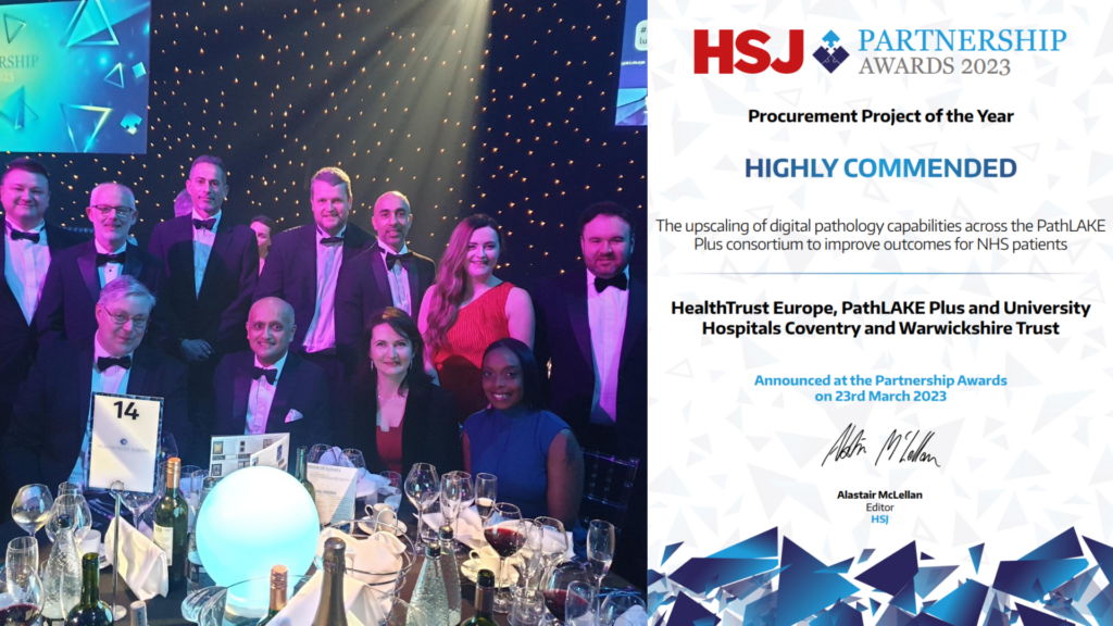 HealthTrust Europe Receives High Commendation at the HSJ Partnership ...